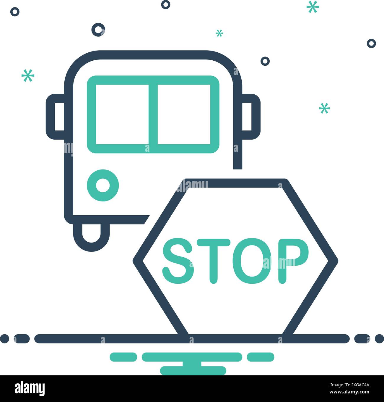 Icon for stops Stock Vector Image & Art - Alamy