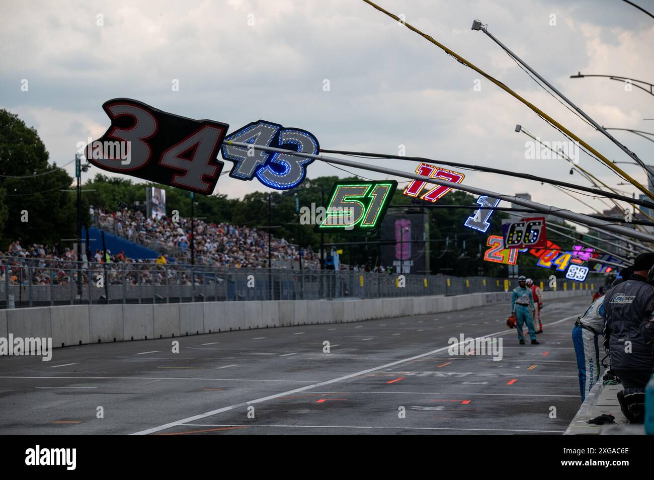 NASCAR Chicago Street race, Grant Park 165, final day of NASCAR street ...