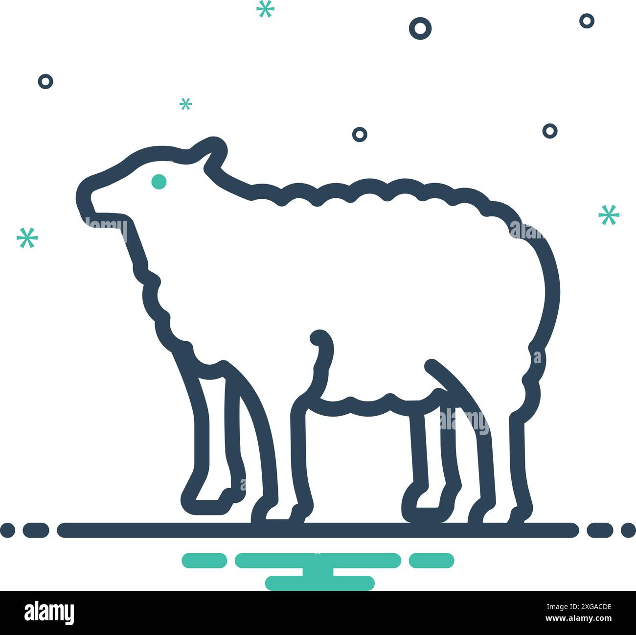 Icon for lamb,baa lamb Stock Vector Image & Art - Alamy