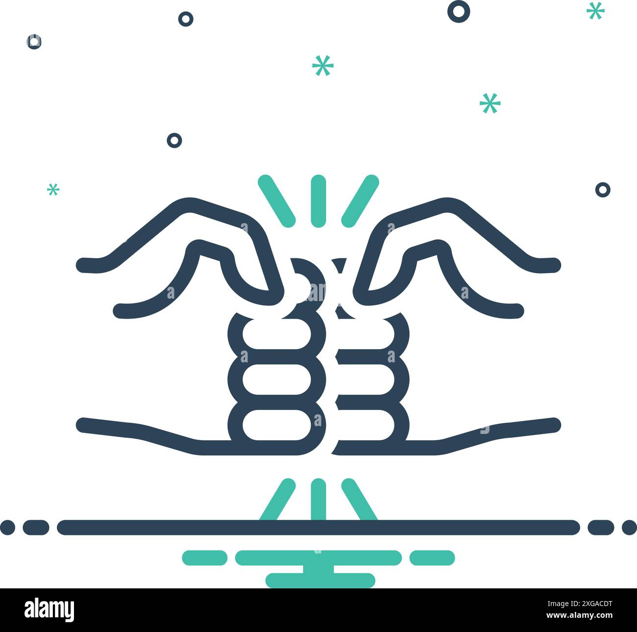 Icon versus confrontation Cut Out Stock Images & Pictures - Alamy