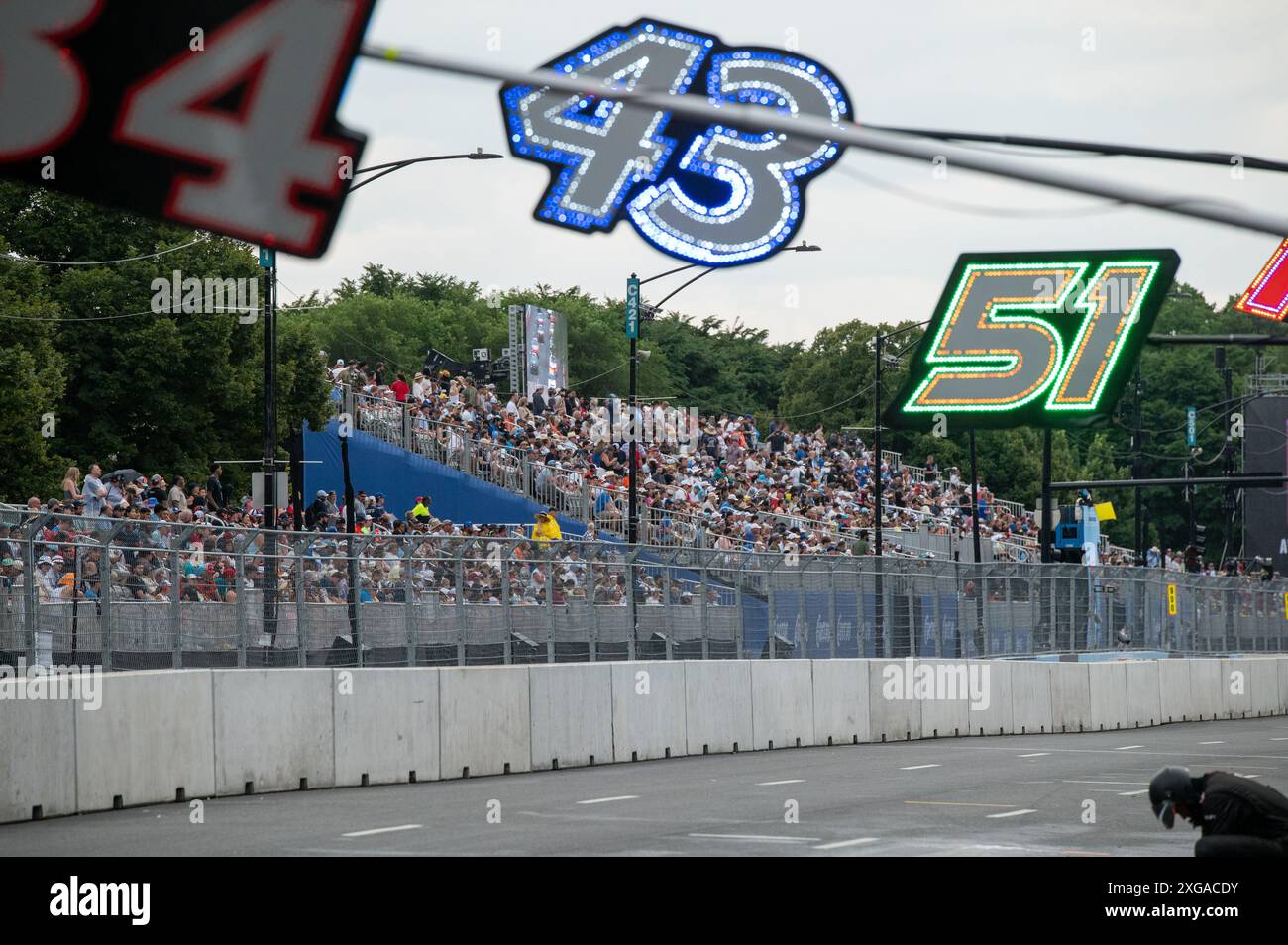 NASCAR Chicago Street race, Grant Park 165, final day of NASCAR street ...