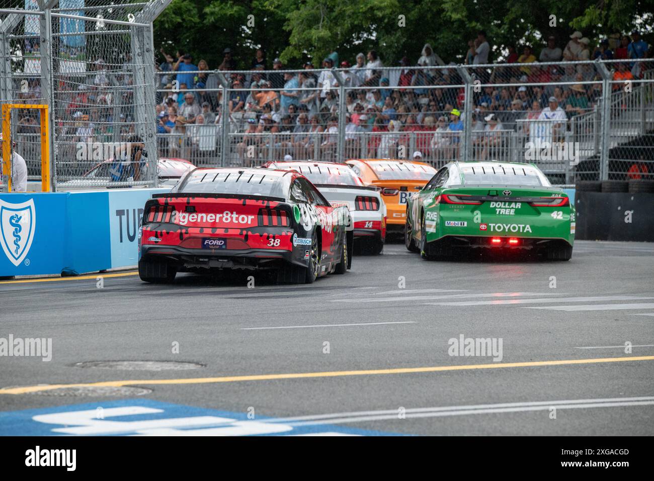 NASCAR Chicago Street race, Grant Park 165, final day of NASCAR street ...