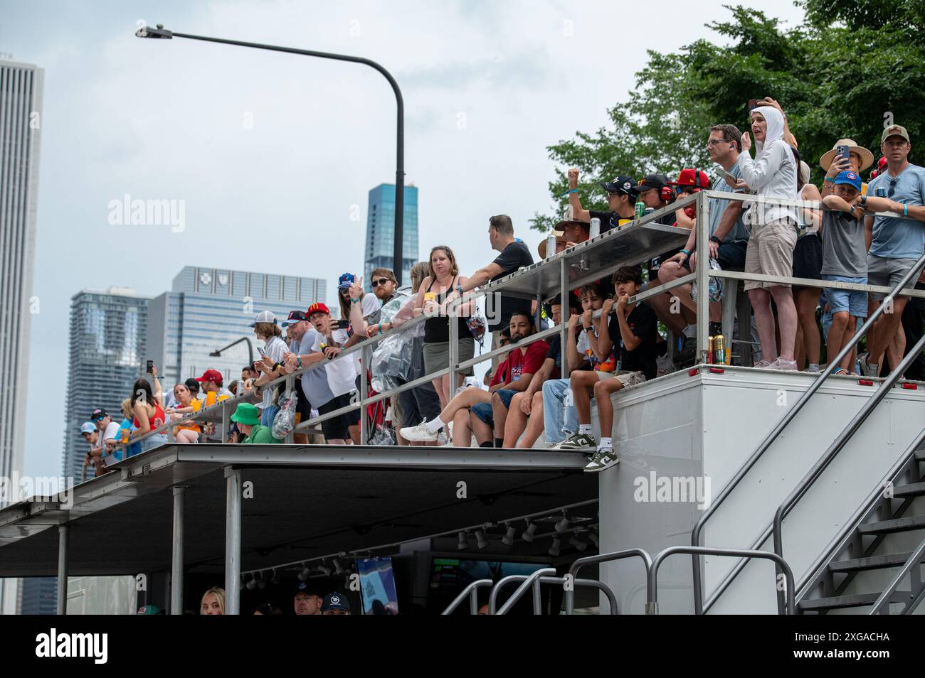 NASCAR Chicago Street race, Grant Park 165, final day of NASCAR street ...