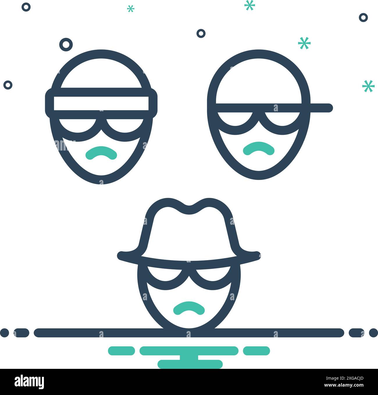 Icon for gang,smattering Stock Vector Image & Art - Alamy