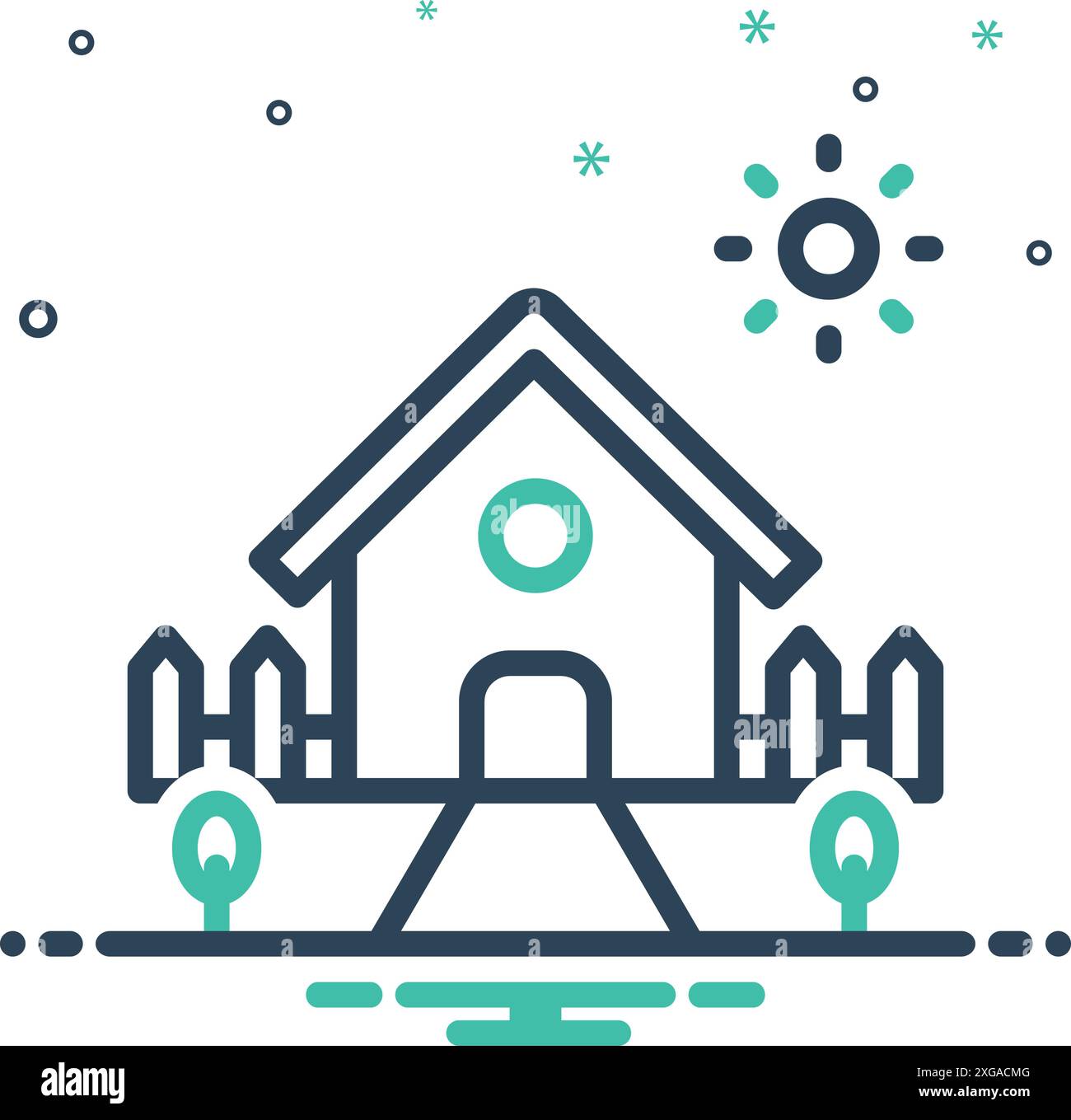 Building yards Stock Vector Images - Alamy