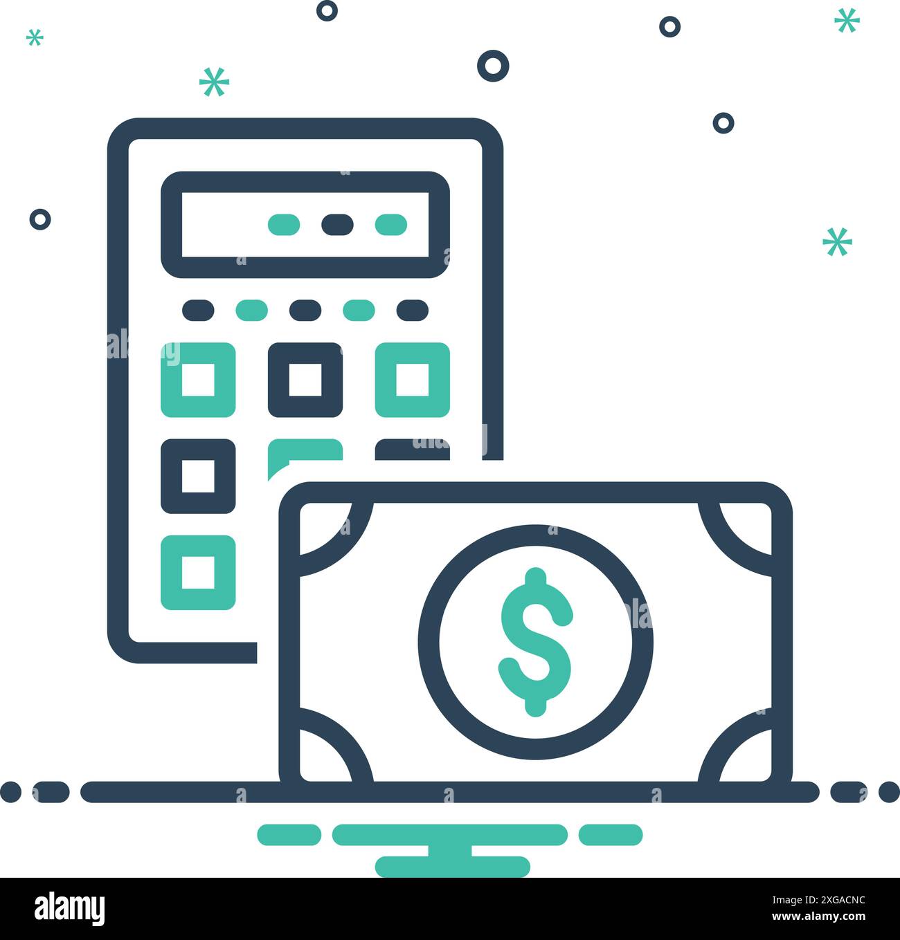 Icon for estimate calculation Stock Vector Image & Art - Alamy