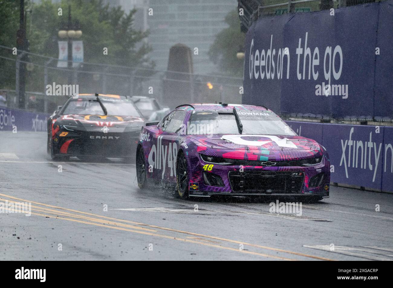NASCAR Chicago Street race, Grant Park 165, final day of NASCAR street ...