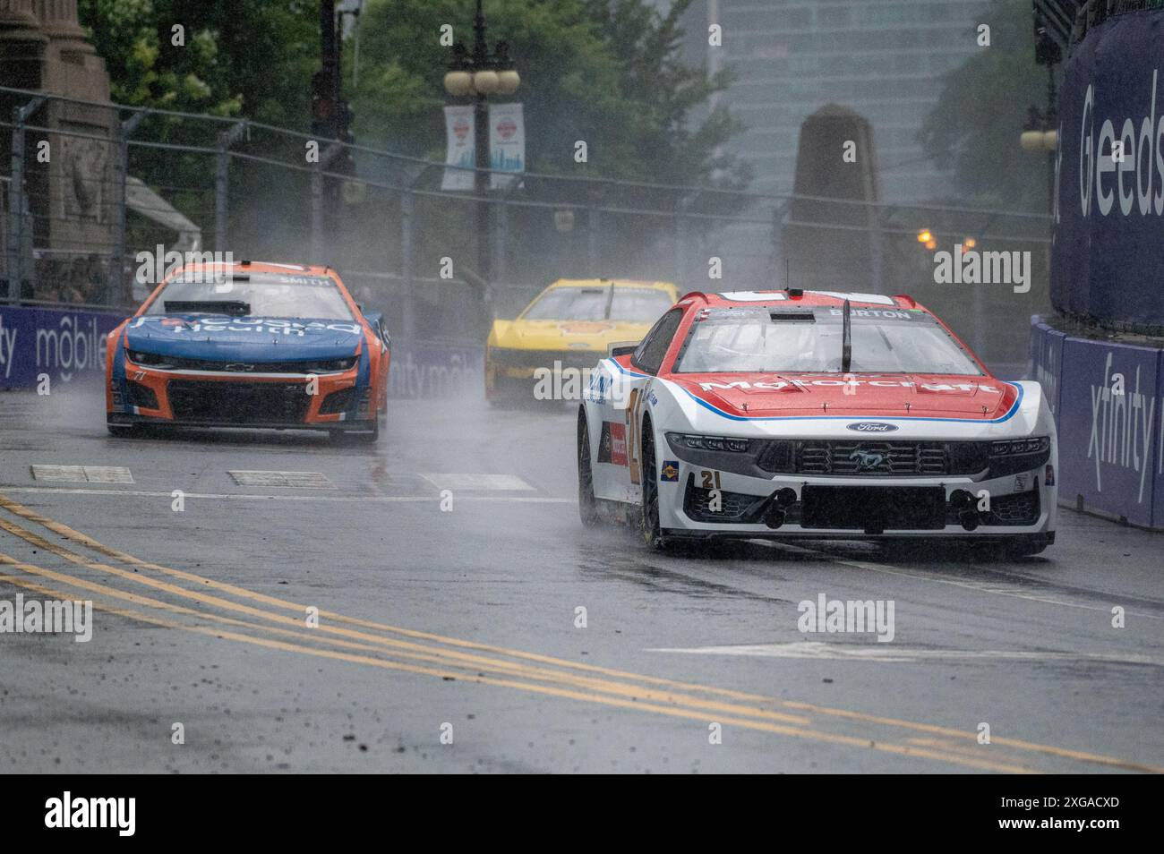 NASCAR Chicago Street race, Grant Park 165, final day of NASCAR street ...