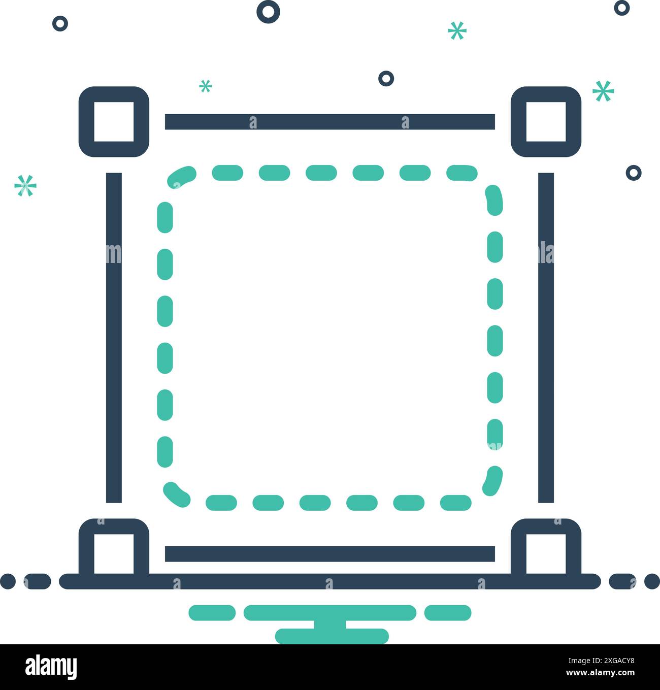 Icon for square ,frame Stock Vector Image & Art - Alamy