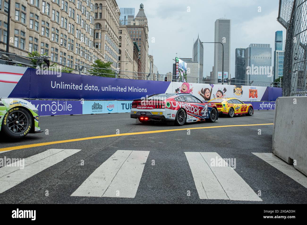 NASCAR Chicago Street race, Grant Park 165, final day of NASCAR street ...
