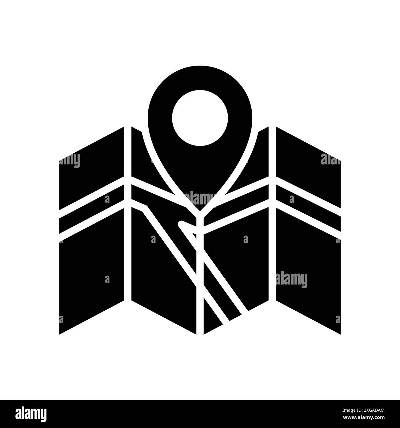 map icon vector design template in white background Stock Vector Image ...