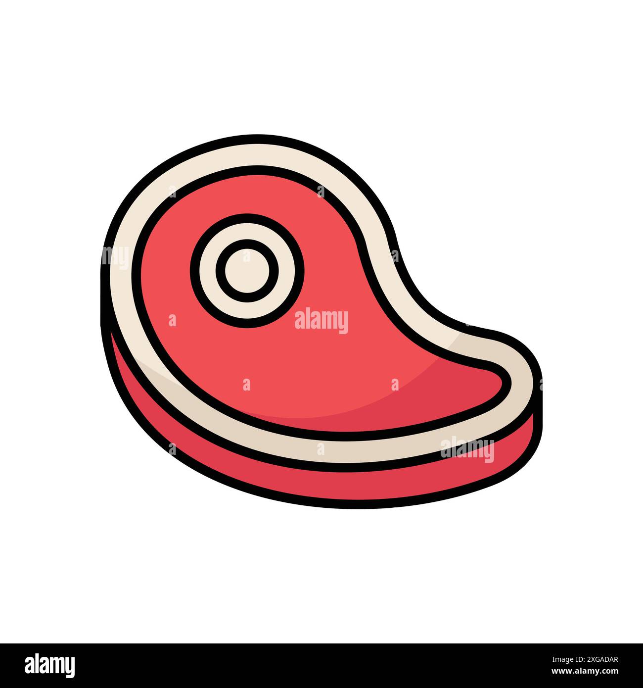 meat icon vector design template in white background Stock Vector Image ...