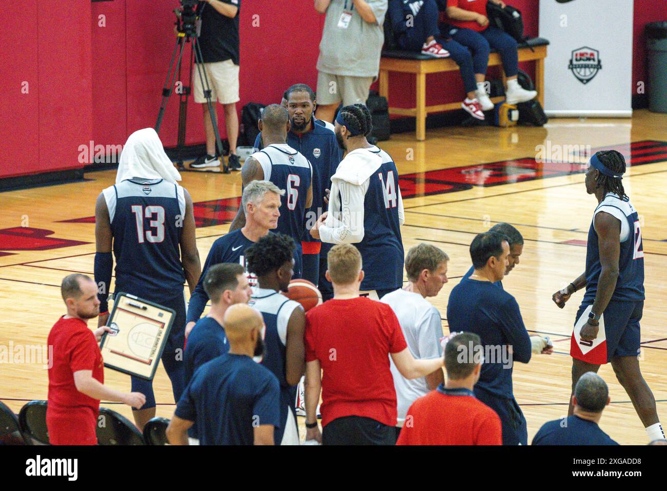 Team USA Basketball Practice Stock Photo - Alamy