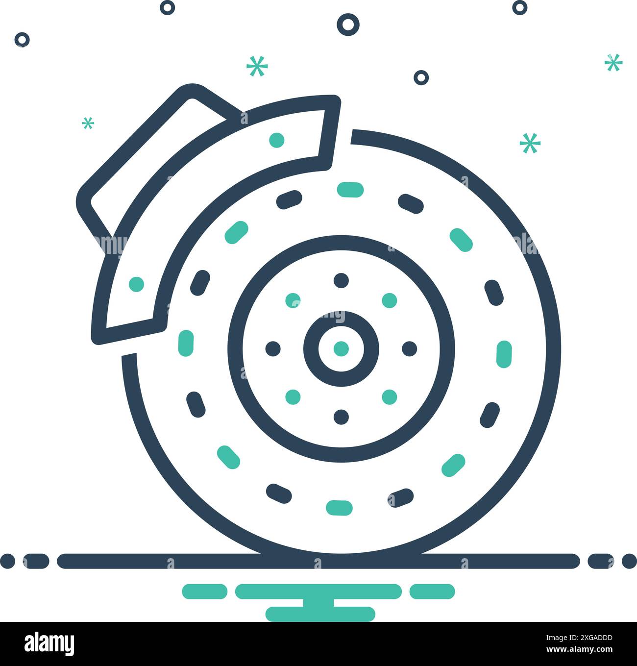 The disc brakes Stock Vector Images - Alamy