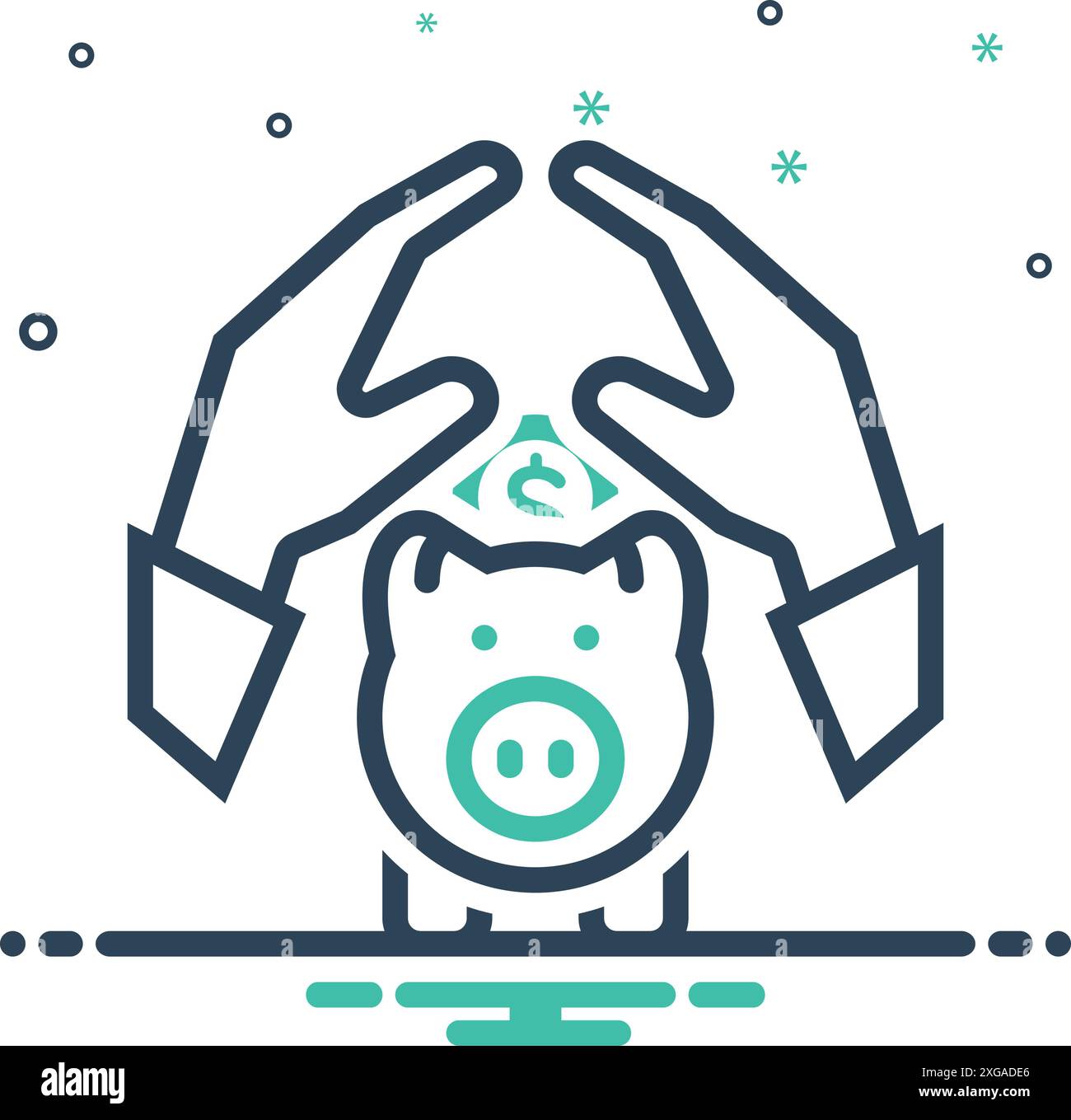 Icon for savings,parsimony Stock Vector Image & Art - Alamy