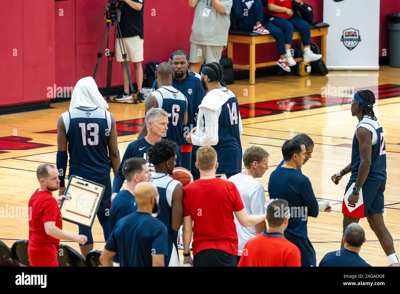 Team USA Basketball Practice Stock Photo - Alamy