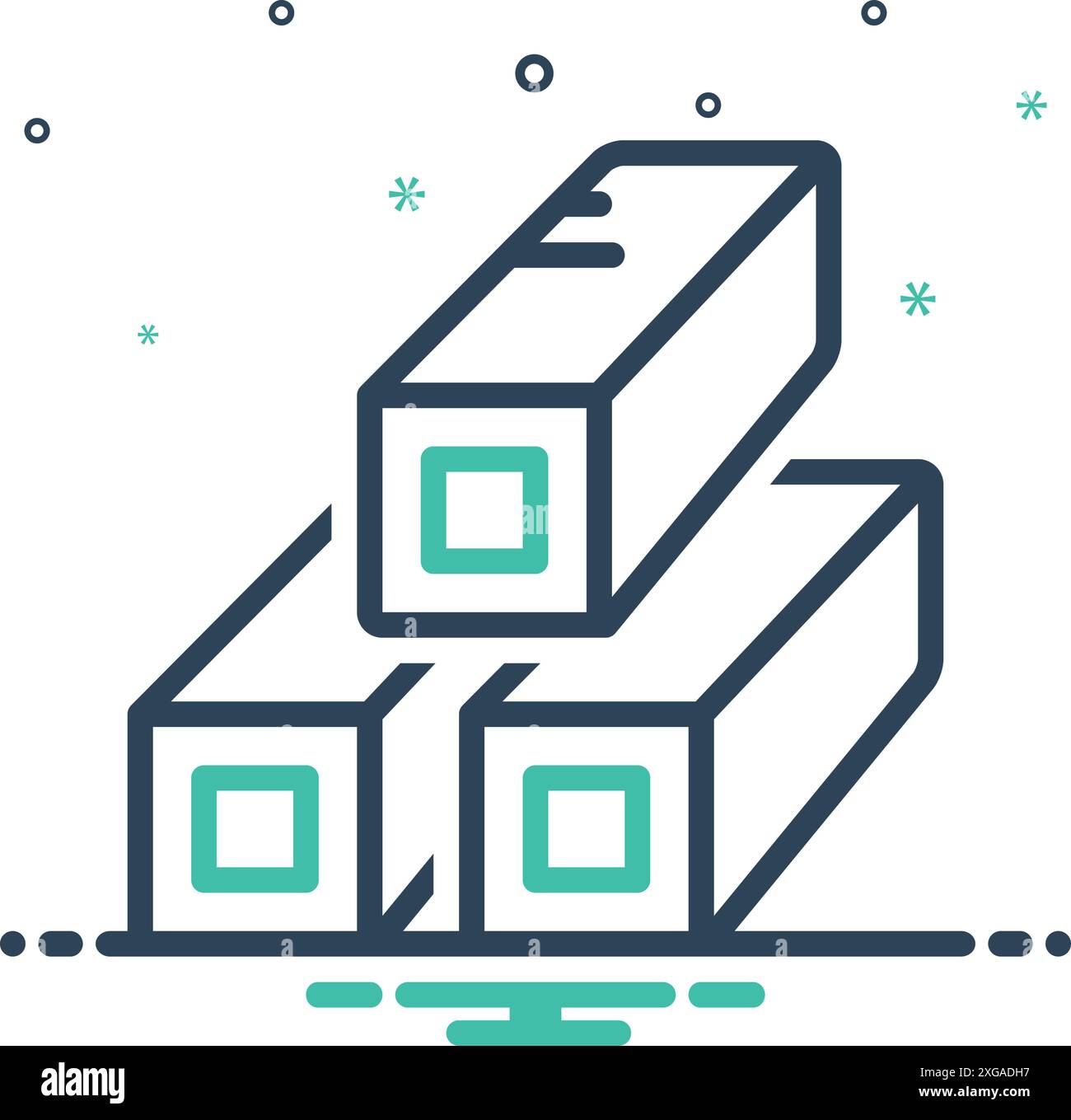 Aluminium roll icon Stock Vector Images - Alamy