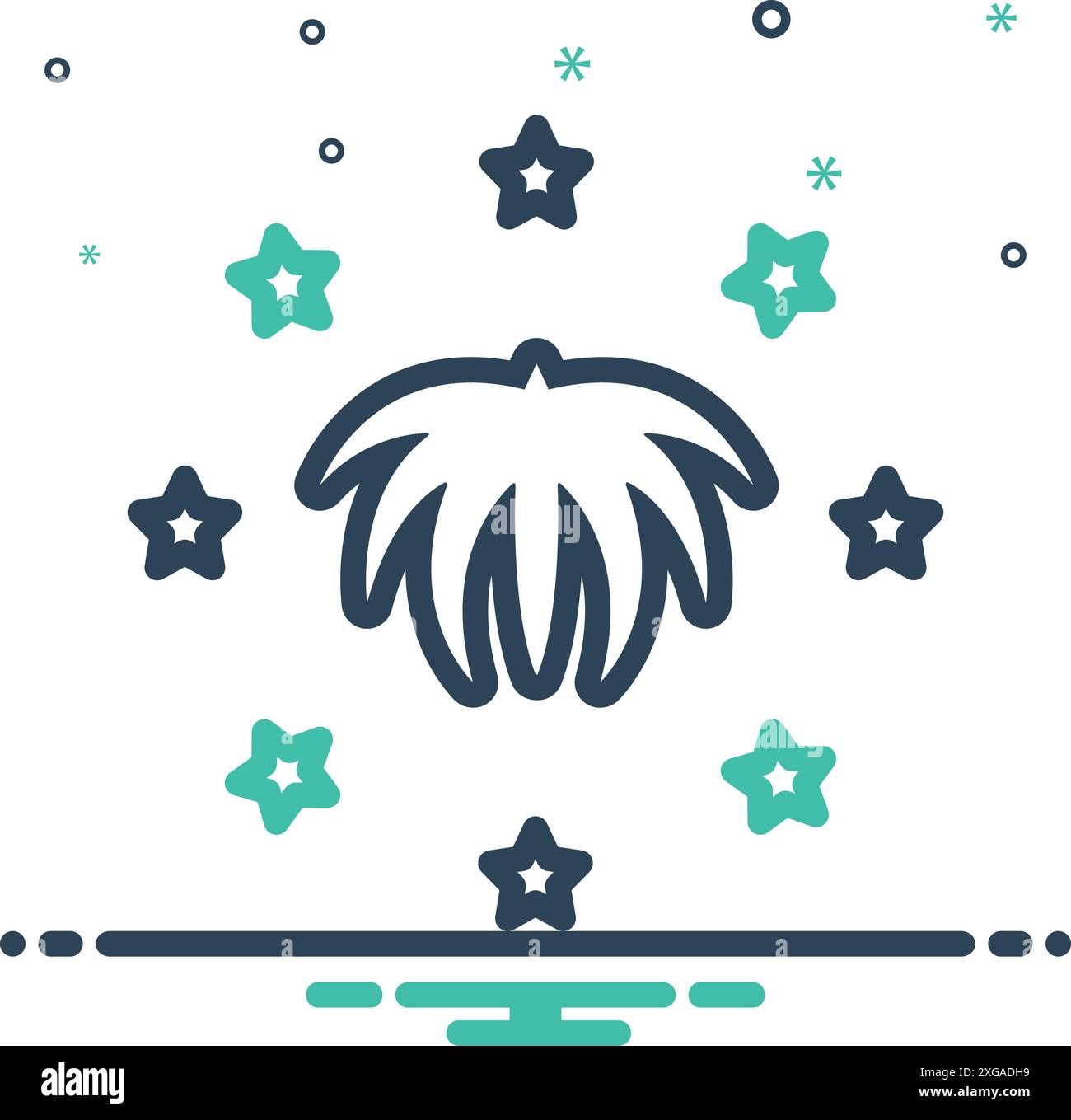 Saudi palm icon hi-res stock photography and images - Alamy