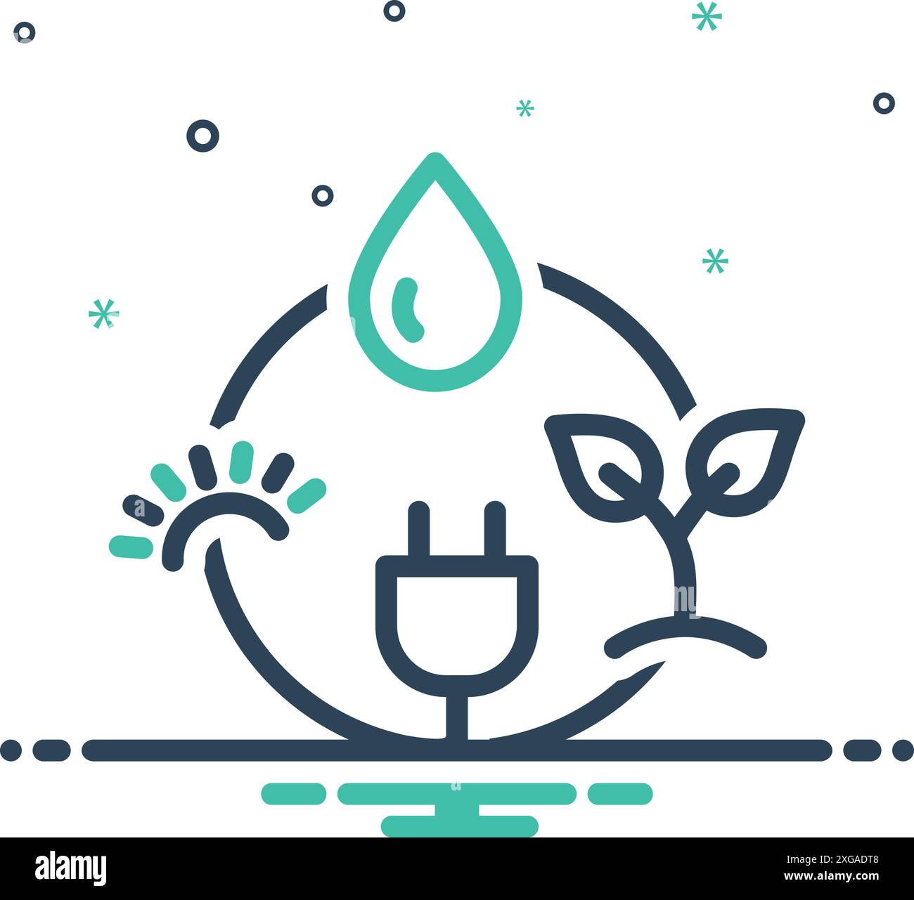 Bioenergy silhouette Stock Vector Images - Alamy