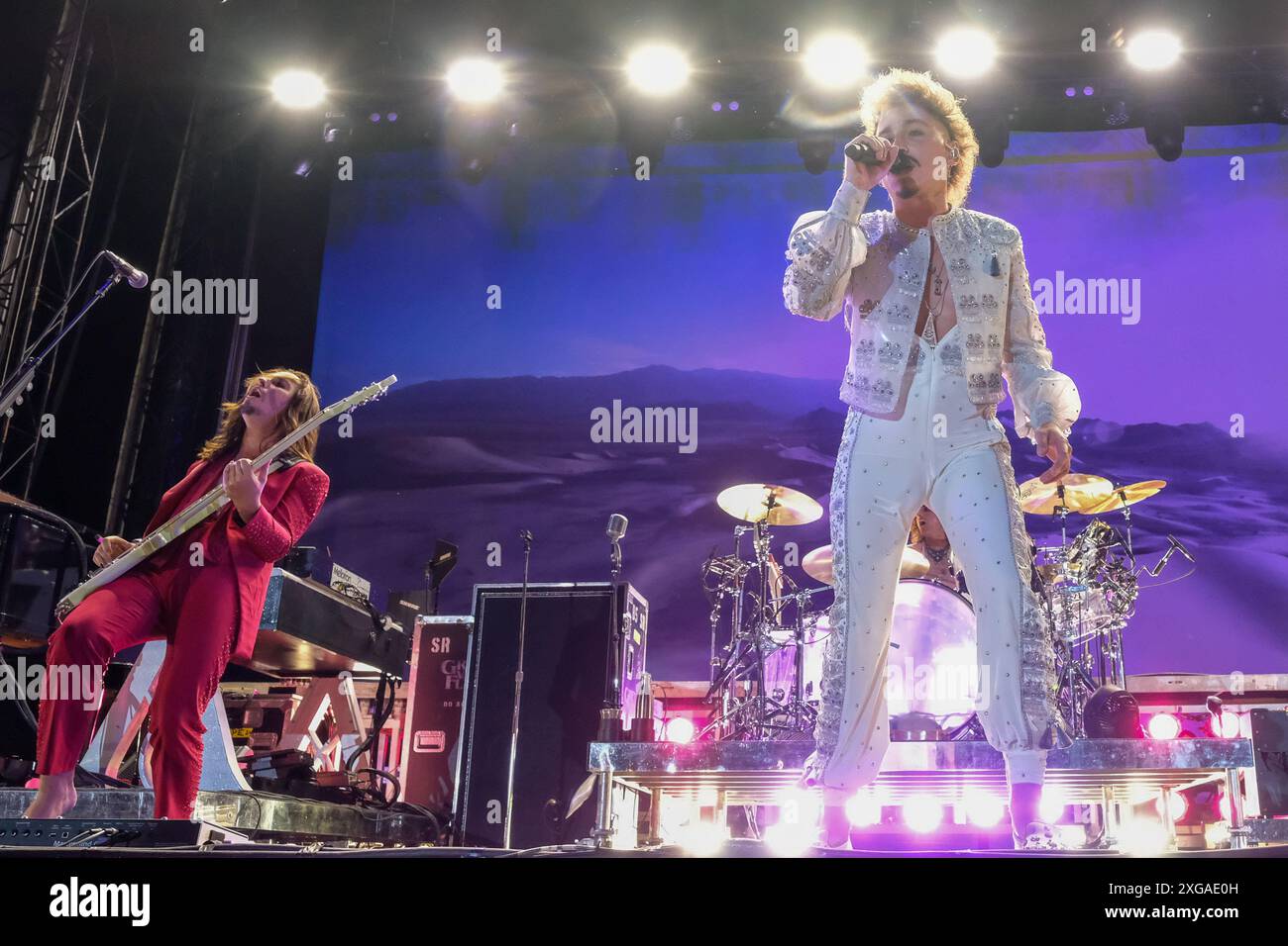 Joshua Michael Kiszka and Samuel Francis Kiszka of Greta Van Fleet are ...