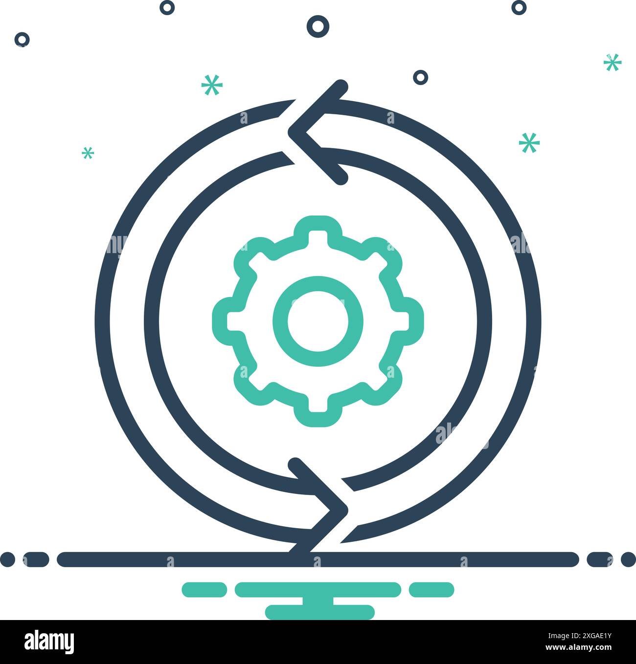 Icon for continuous,sustained Stock Vector Image & Art - Alamy