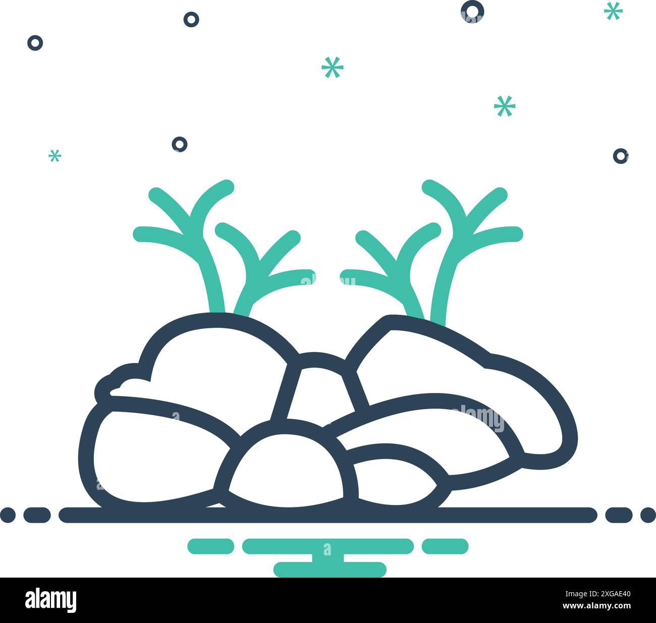 Icon for moss,lichen Stock Vector Image & Art - Alamy