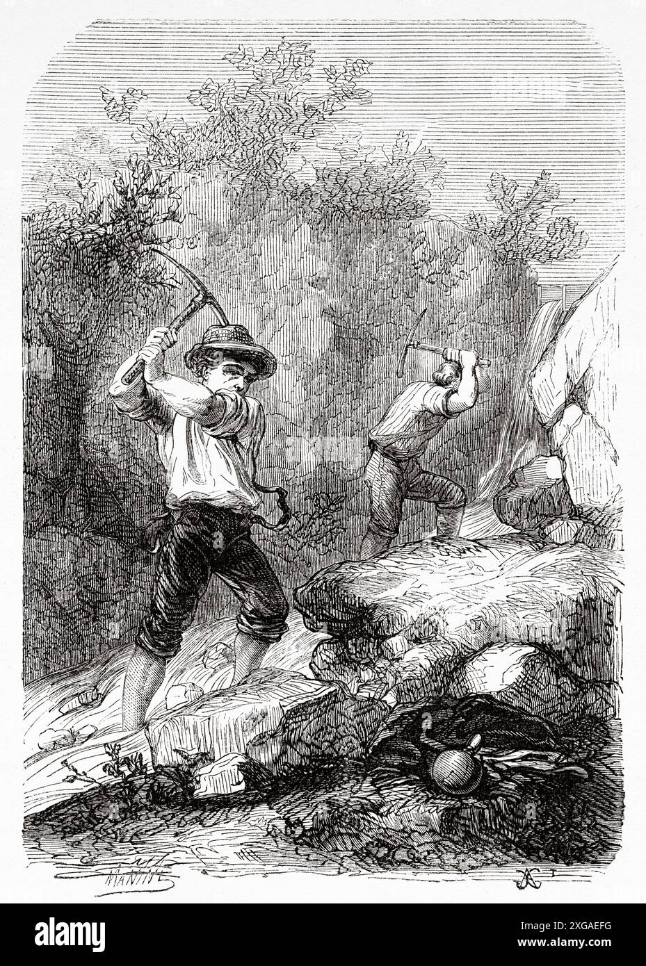 Black california miner gold hi-res stock photography and images - Alamy