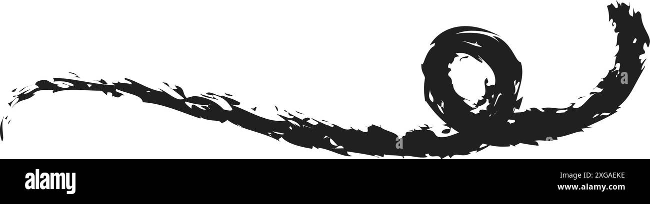 Set of hand drawn paint object. Abstract doodle lines, pencil drawing ...