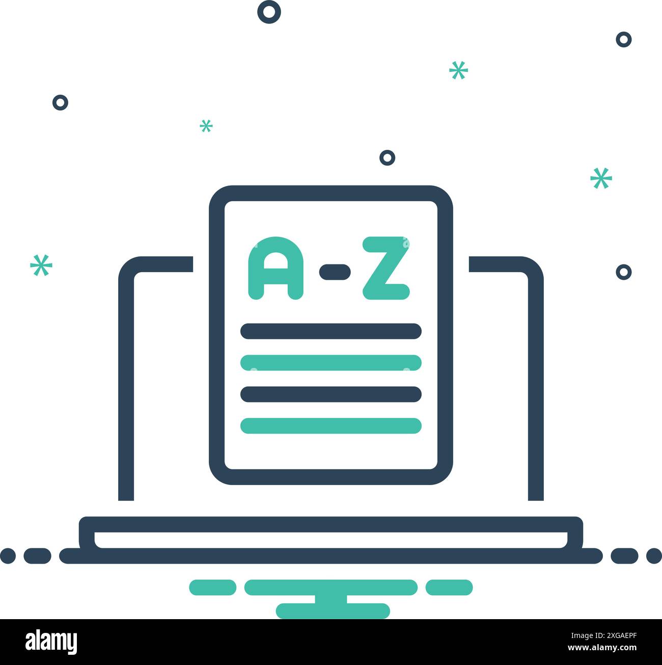 Icon for vocabulary,terminology Stock Vector Image & Art - Alamy