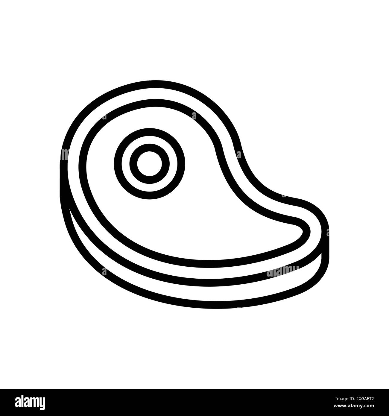 meat icon vector design template in white background Stock Vector Image ...