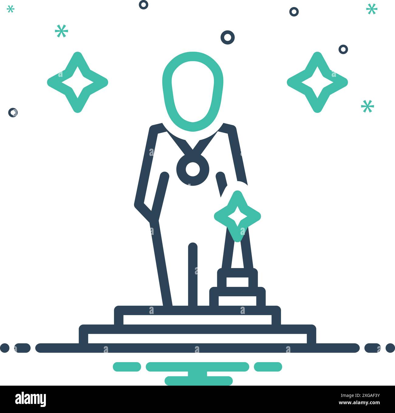 Triumphant symbol Cut Out Stock Images & Pictures - Alamy