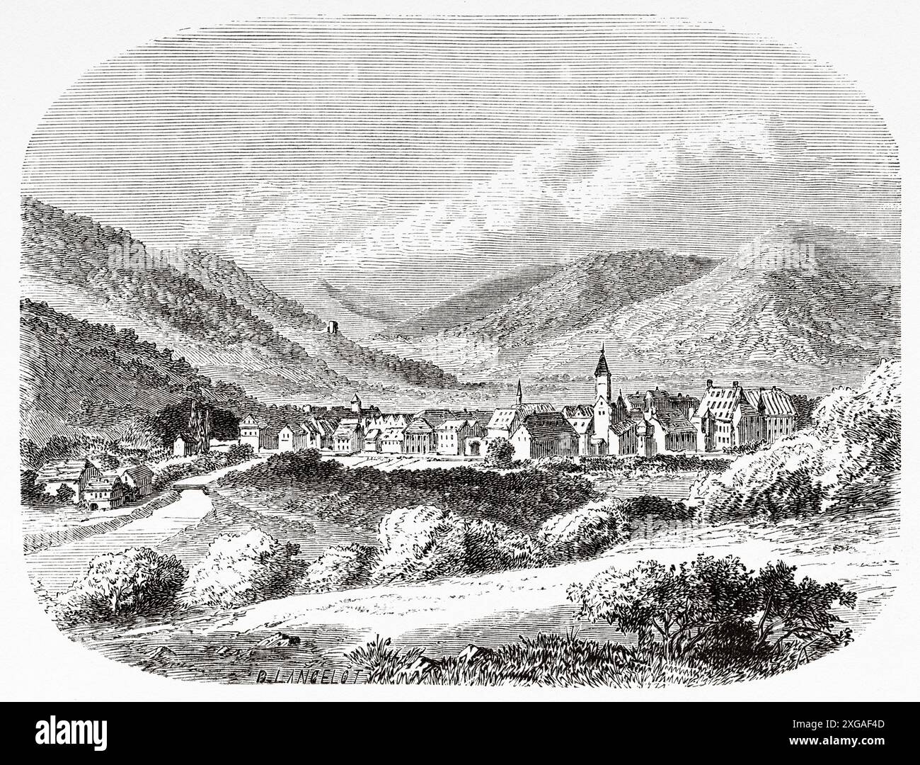 Panoramic image ancient historic Cut Out Stock Images & Pictures - Alamy