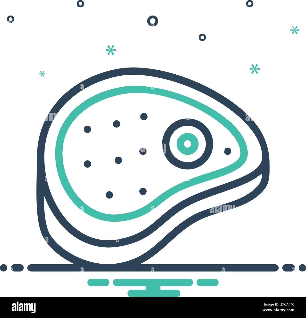 Icon for meat,flesh Stock Vector Image & Art - Alamy