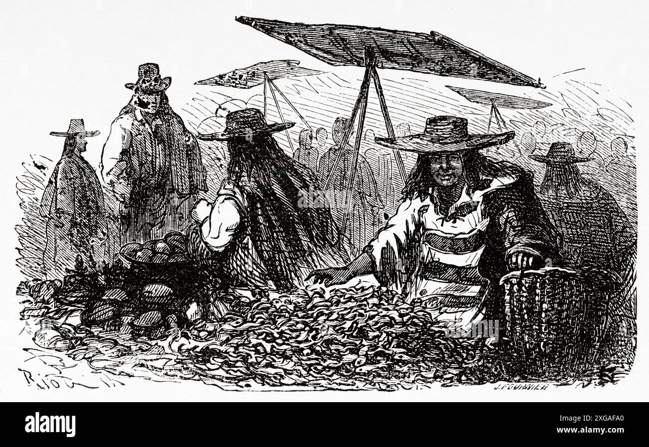 Market in small indigenous Cut Out Stock Images & Pictures - Alamy