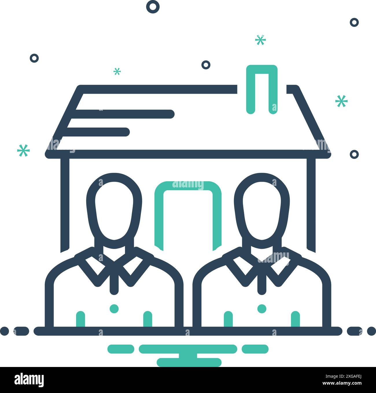 Into our house Stock Vector Images - Alamy
