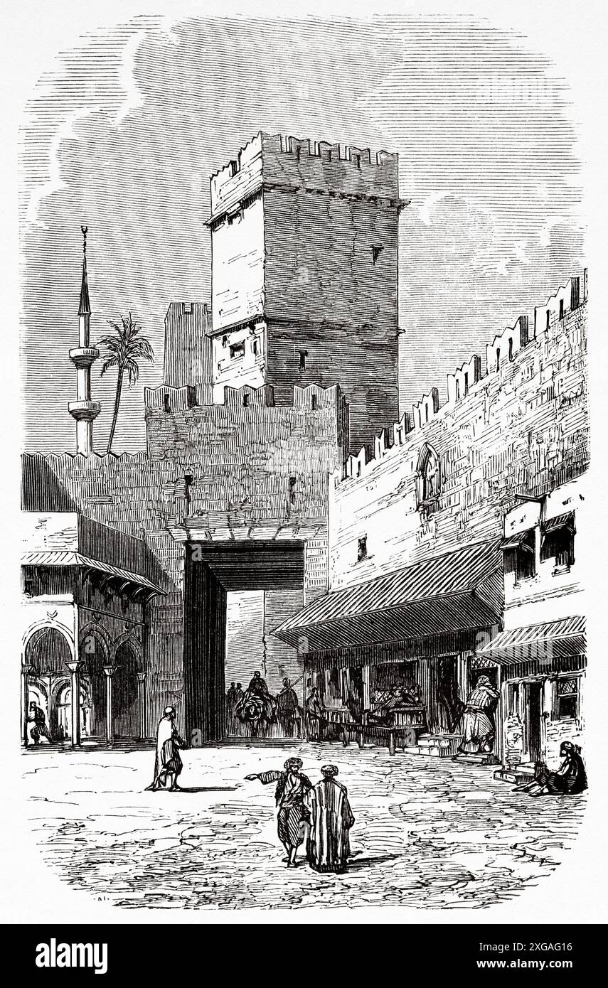 Doorway to the bazaar, Rhodes, Greece. Journey to the island of Rhodes ...