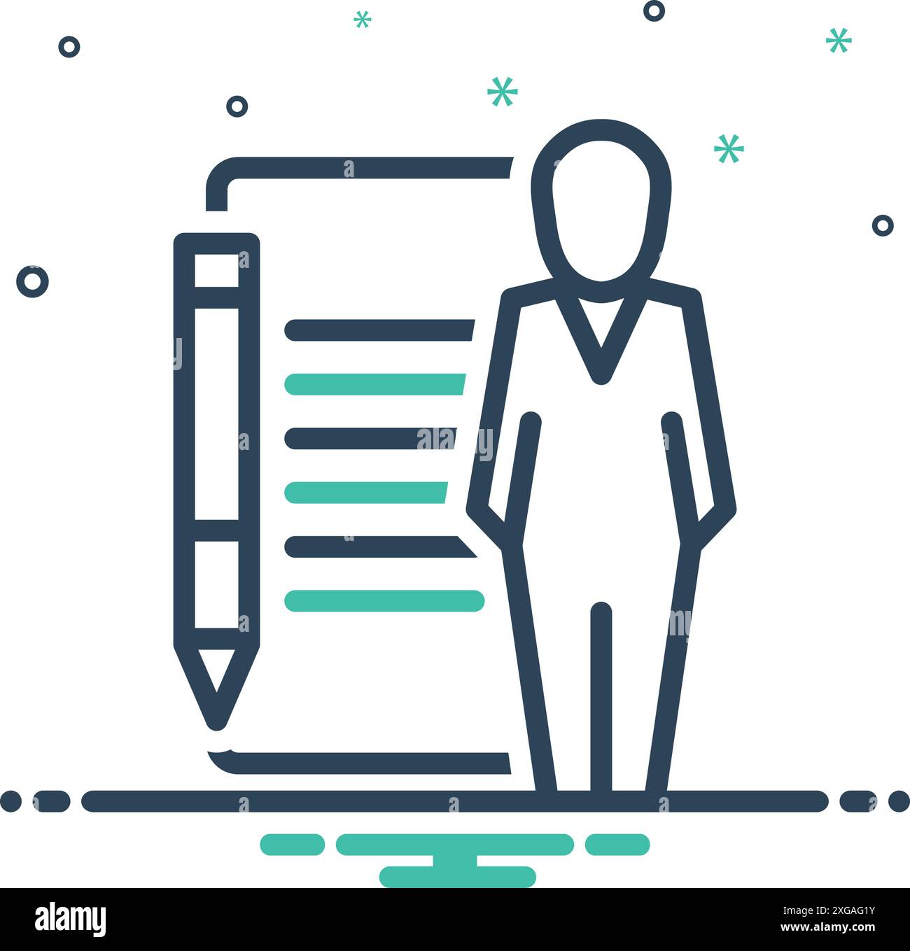 Accountant silhouette Stock Vector Images - Alamy