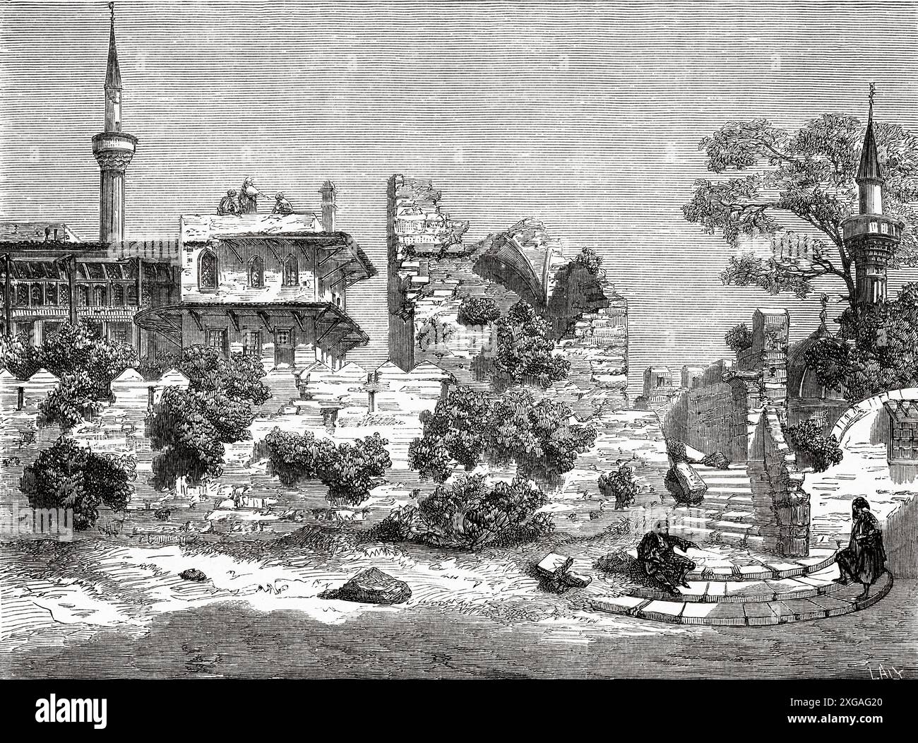 Ruins of the church of Our Lady of Victory, Rhodes, Greece. Journey to ...