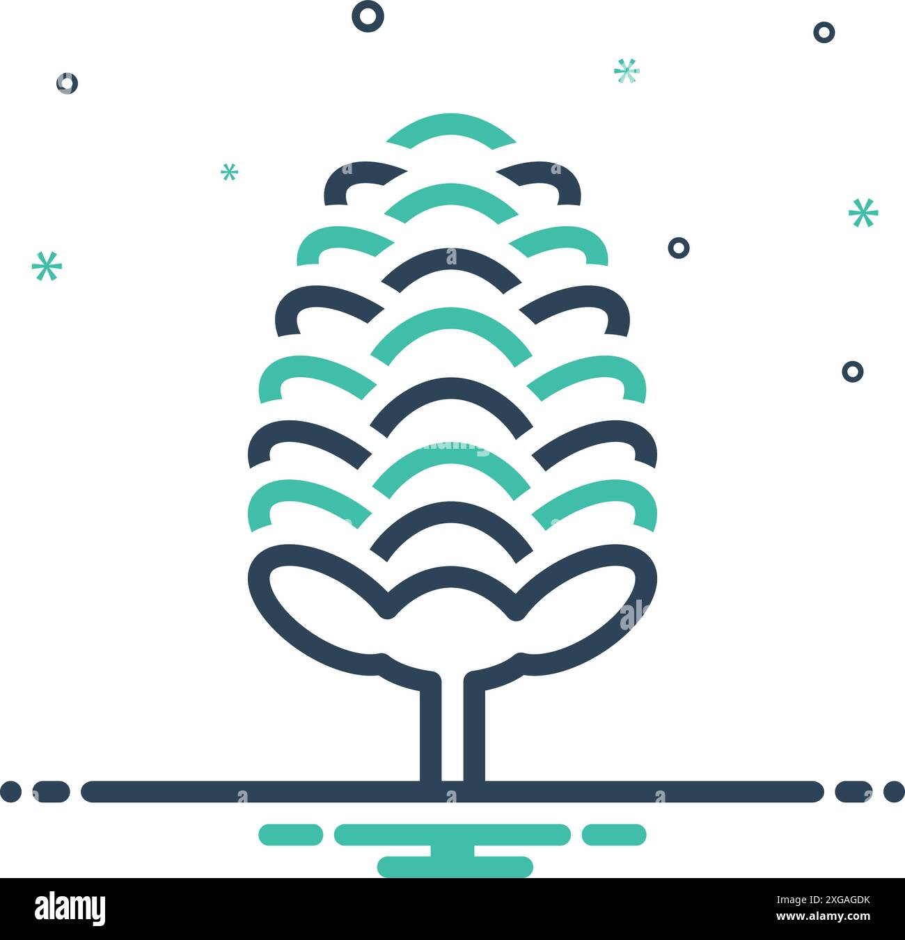 Icon for douglas,tree Stock Vector Image & Art - Alamy