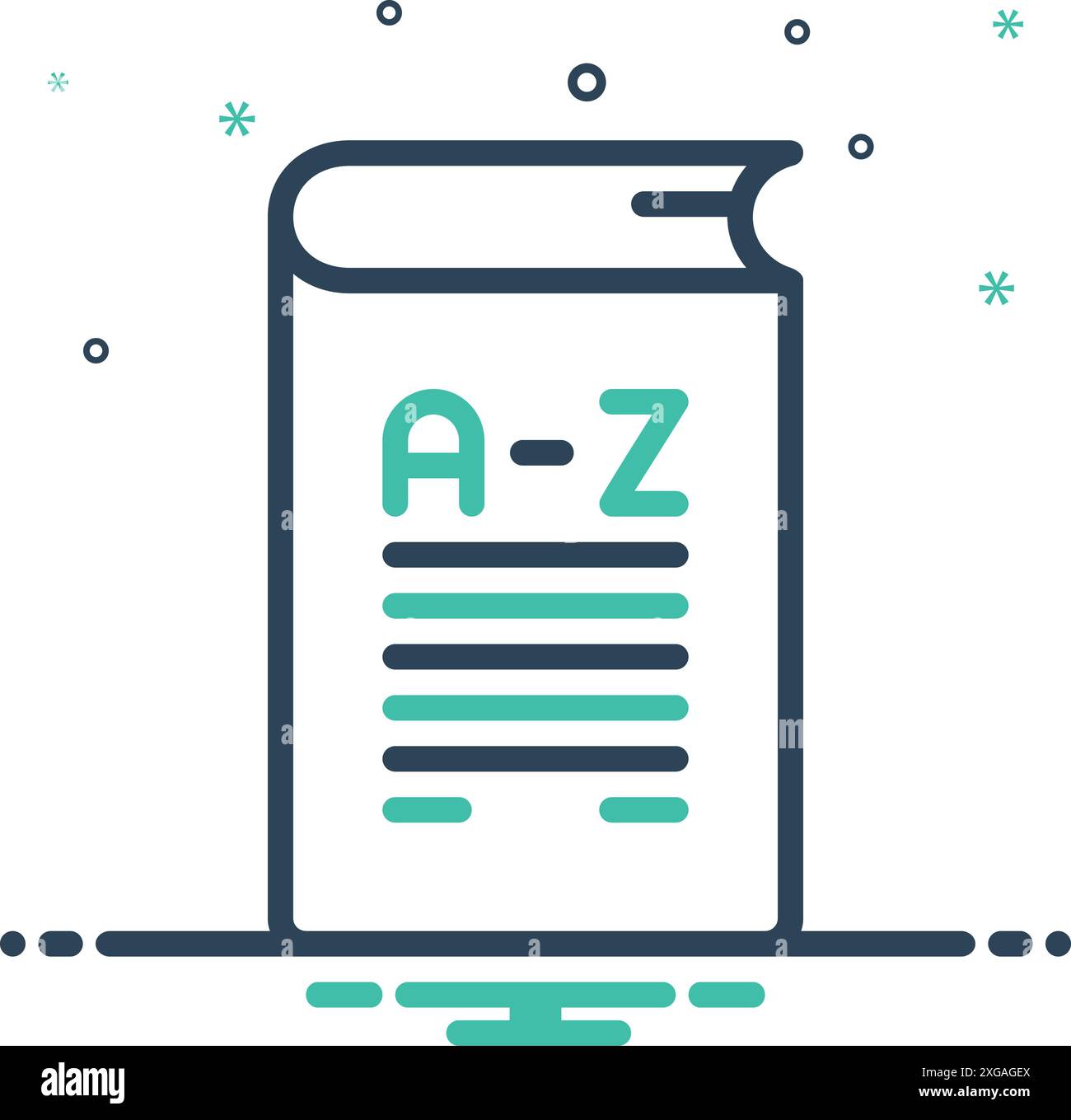 Icon for vocabulary,terminology Stock Vector Image & Art - Alamy