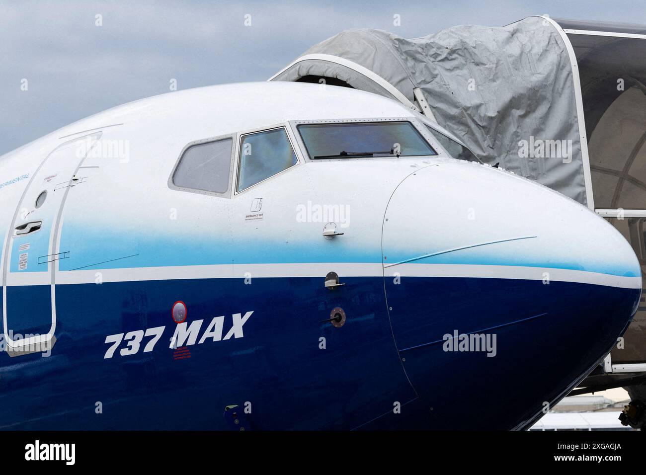 File photo - File photo dated June 18, 2023 - The Boeing 737 MAX is the ...