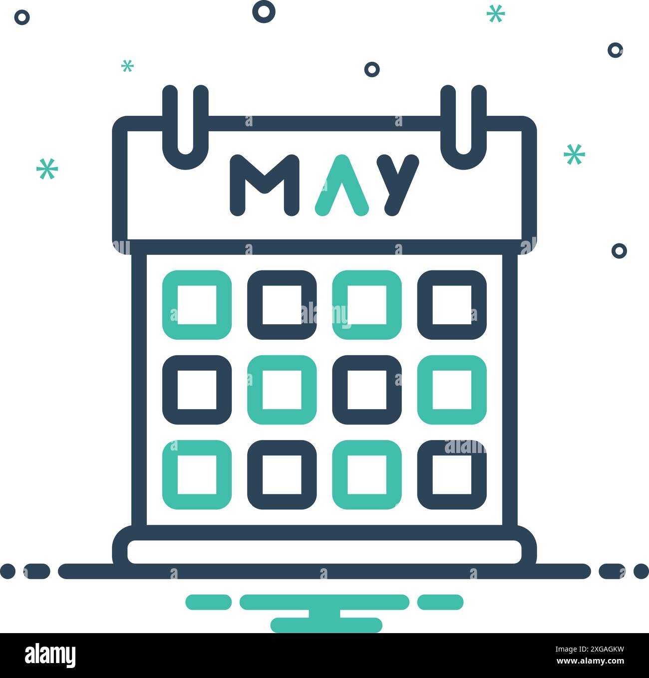 May calendar Stock Vector Images - Alamy