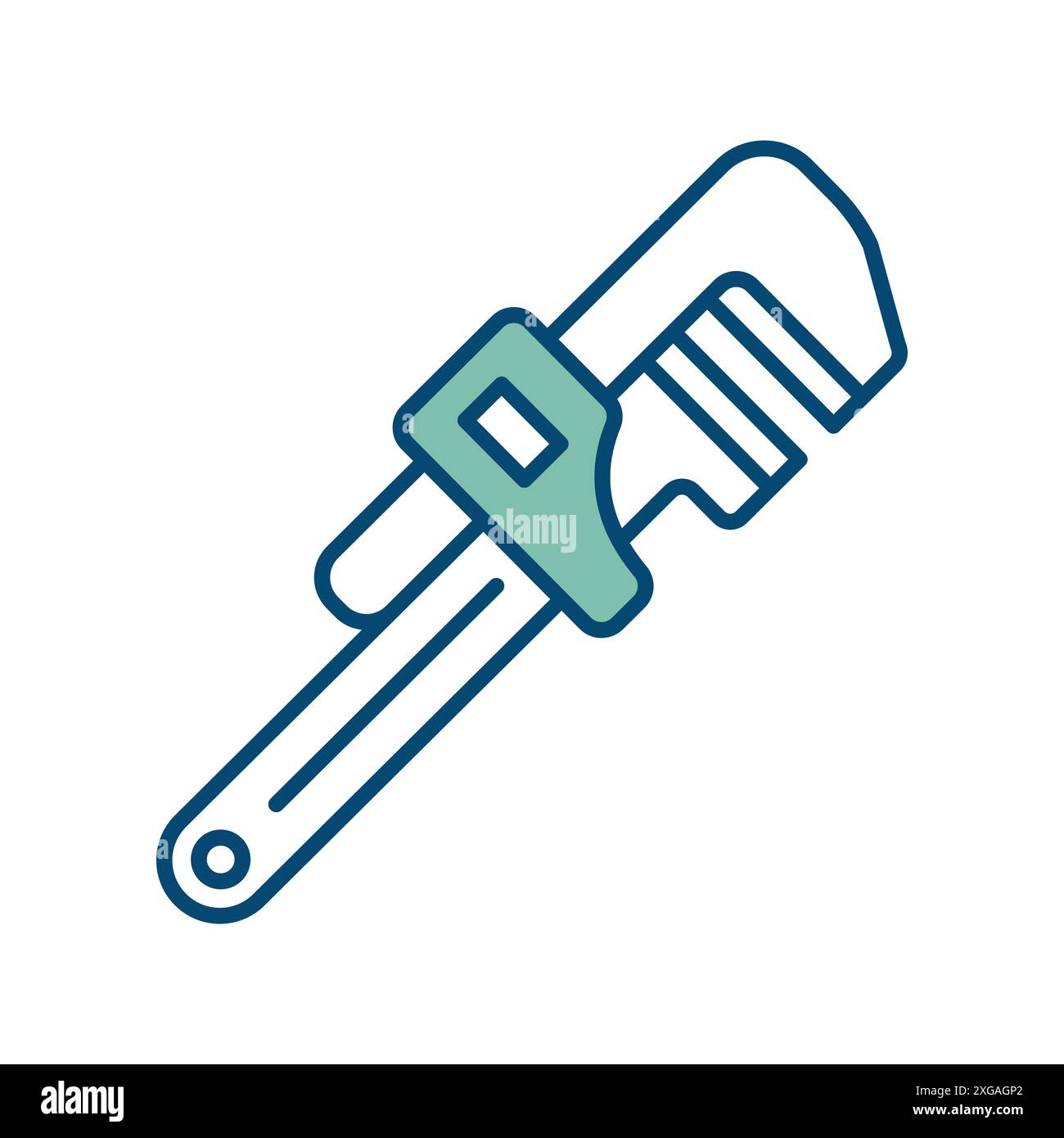 monkey wrench icon vector design template in white background Stock ...