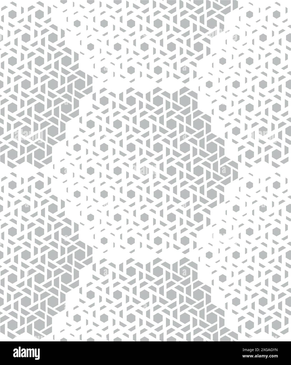 Modern stylish texture of the hexagons. Vector seamless pattern. Repeating geometric tiles ...