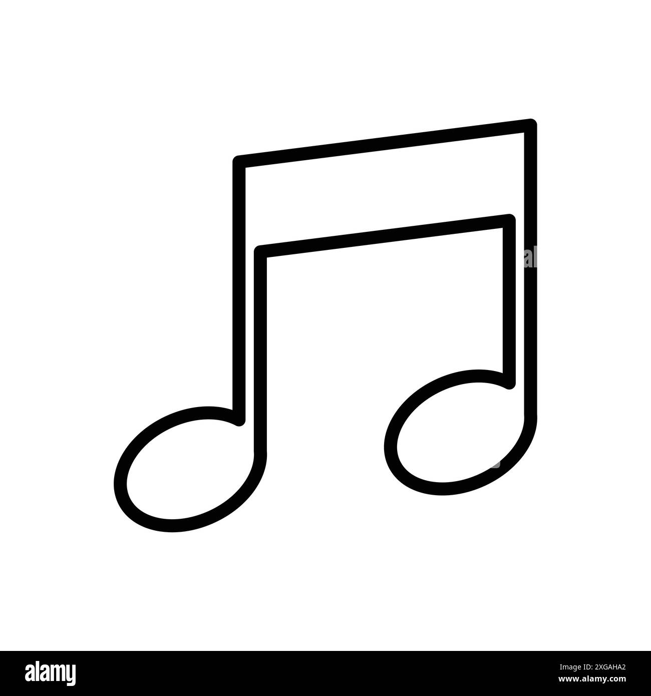 music note icon vector design template in white background Stock Vector ...