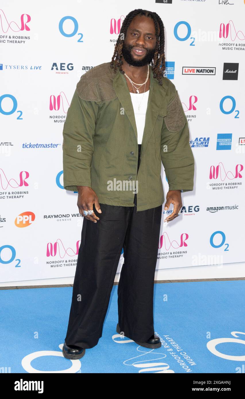 5 Jul 2024, London, England, UK - Kayus Bankole of Young Fathers ...