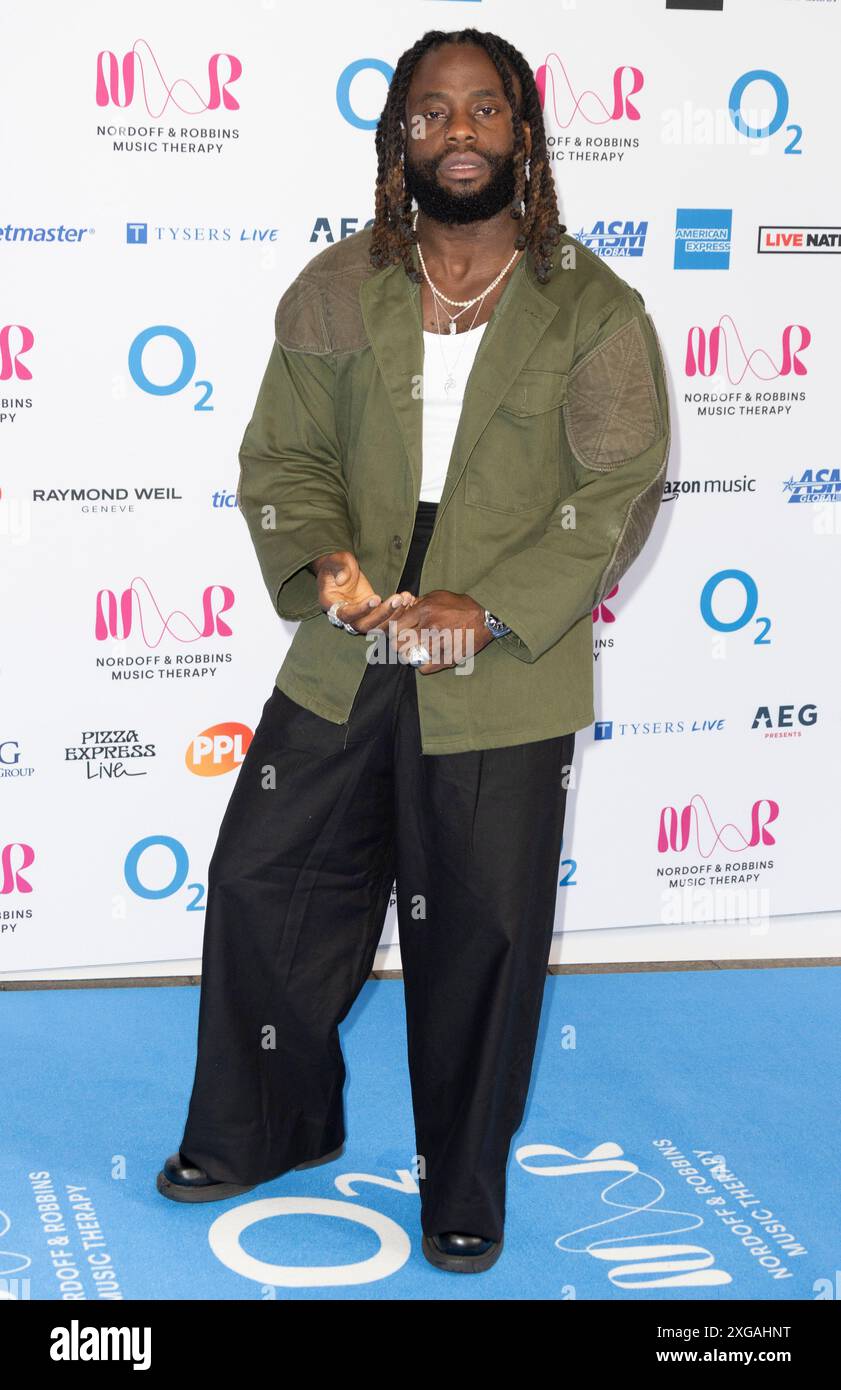 5 Jul 2024, London, England, UK - Kayus Bankole of Young Fathers ...