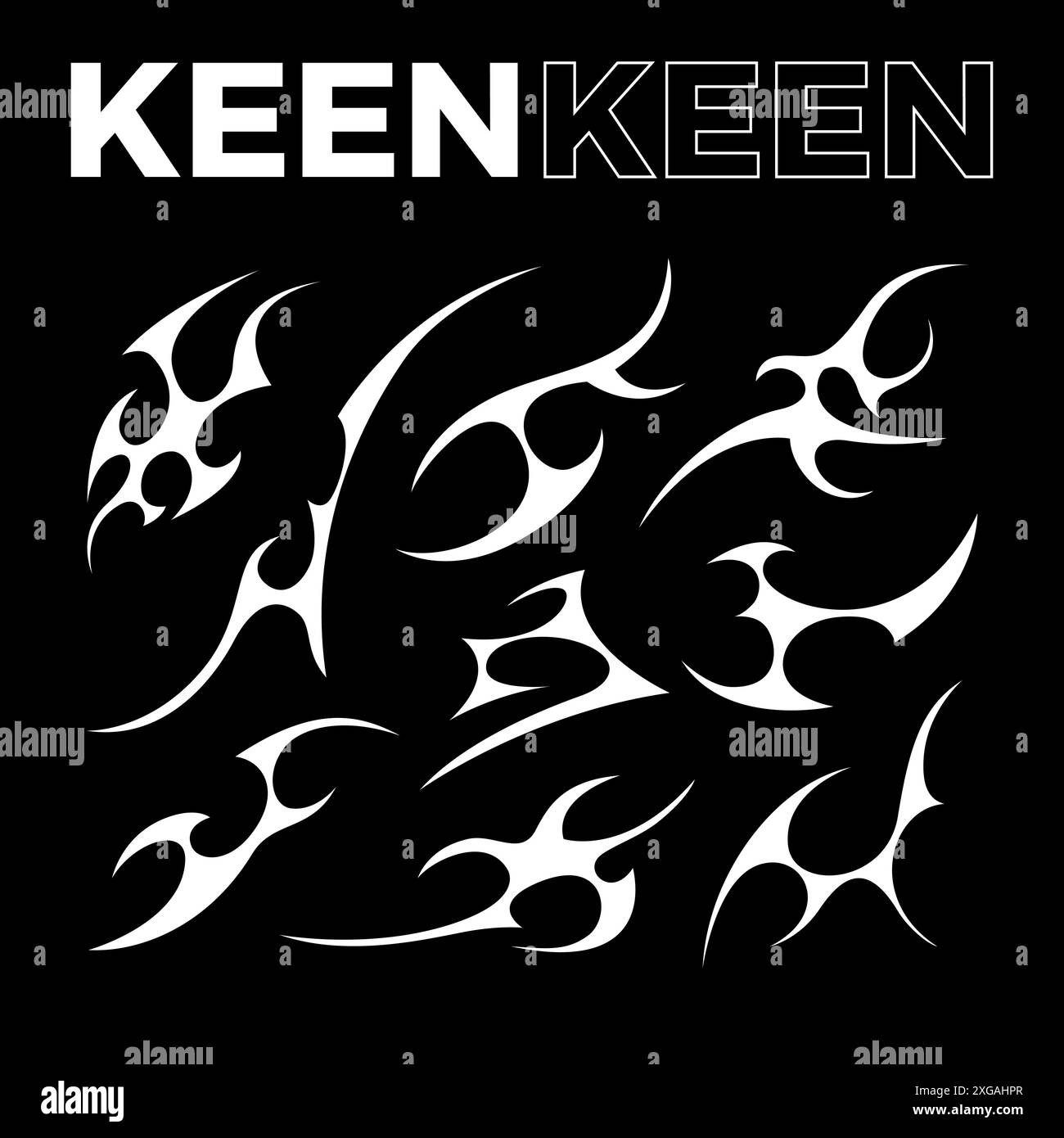 Y2k style Black and White Stock Photos & Images - Alamy