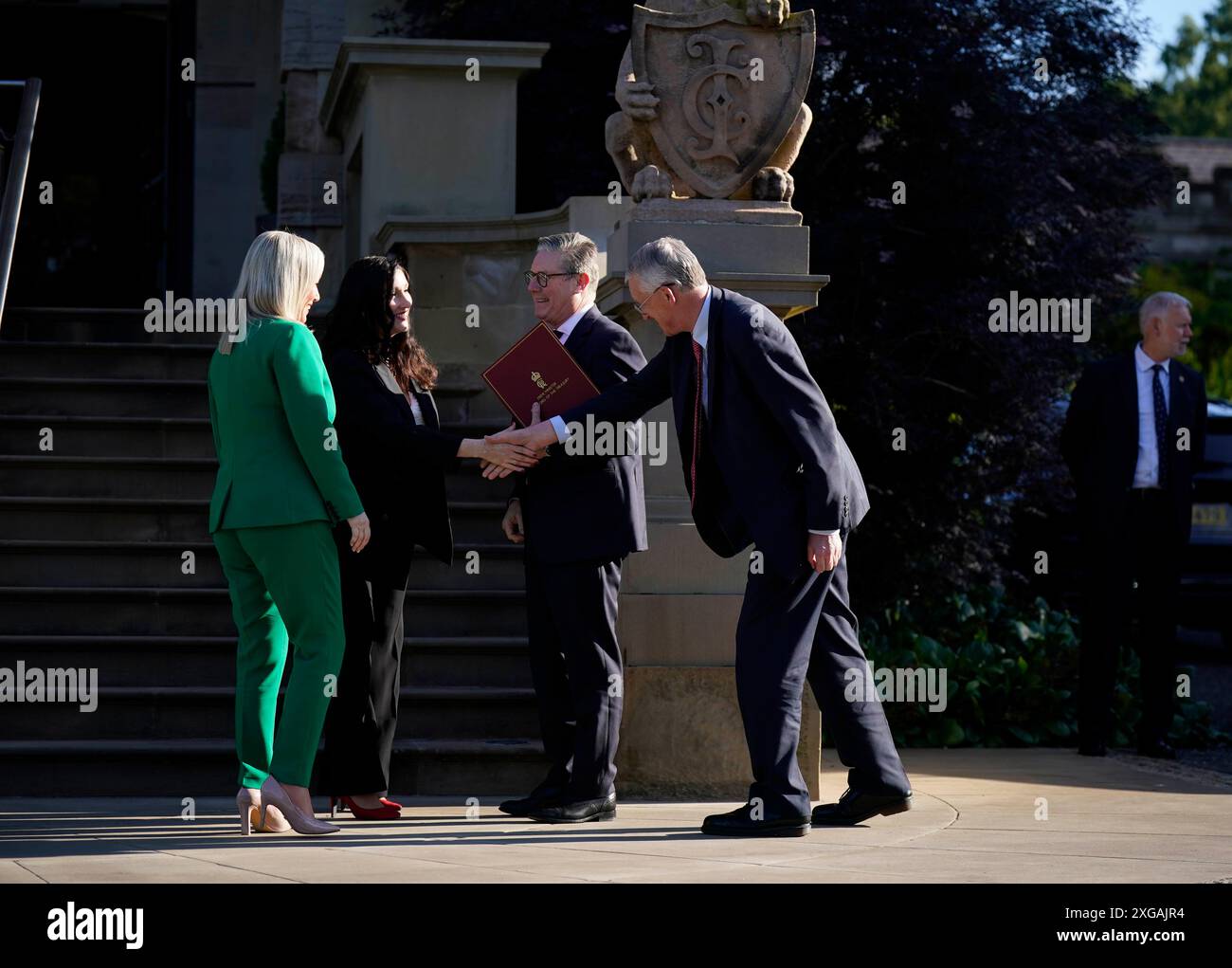 (left to right) deputy First Minister Emma Little-Pengelly, First ...