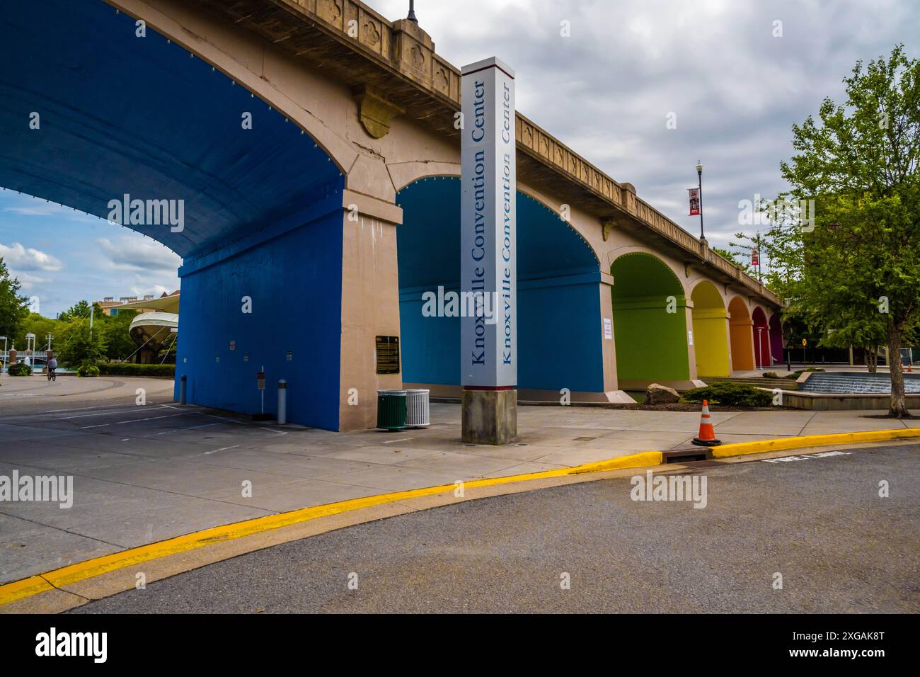 Knoxville, TN, USA - July 9, 2022: The Knoxville Convention Center ...